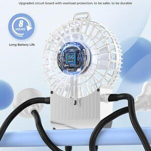 Other | New 2 In 1 Rechargeable Portable Adjustable Fan And Phone Stand ...